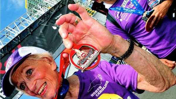 92-year-old cancer survivor becomes oldest woman to finish marathon
