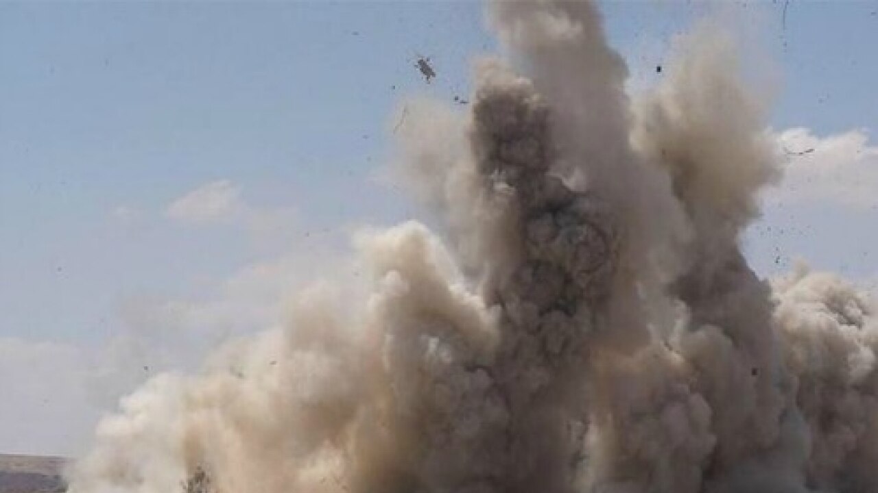 Islamic State blow up 'horror' prison complex in Palmyra