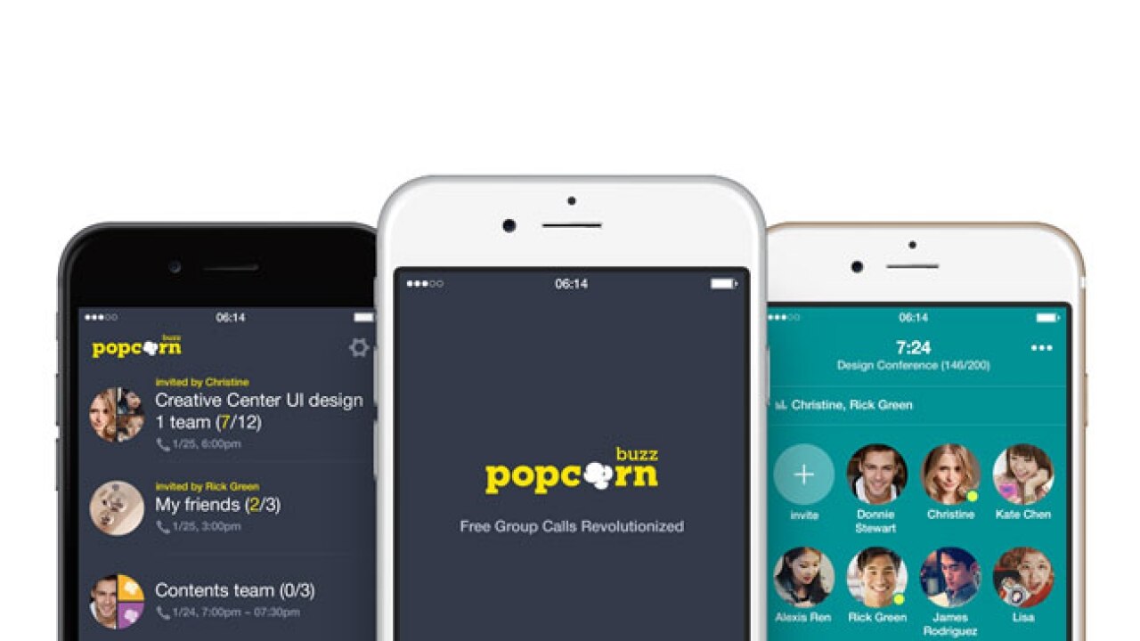 Popcorn Buzz: an Android app that lets 200 participants talk simultaneously, for free