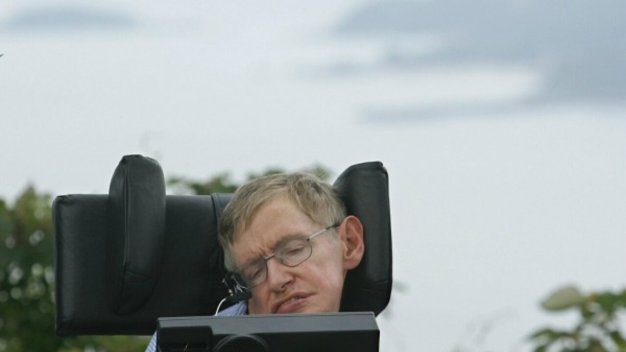 Stephen Hawking's son put swear words in his speech machine