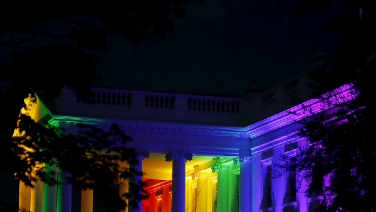 Watch: White House gets lit up in rainbow colors after Supreme Court ruling