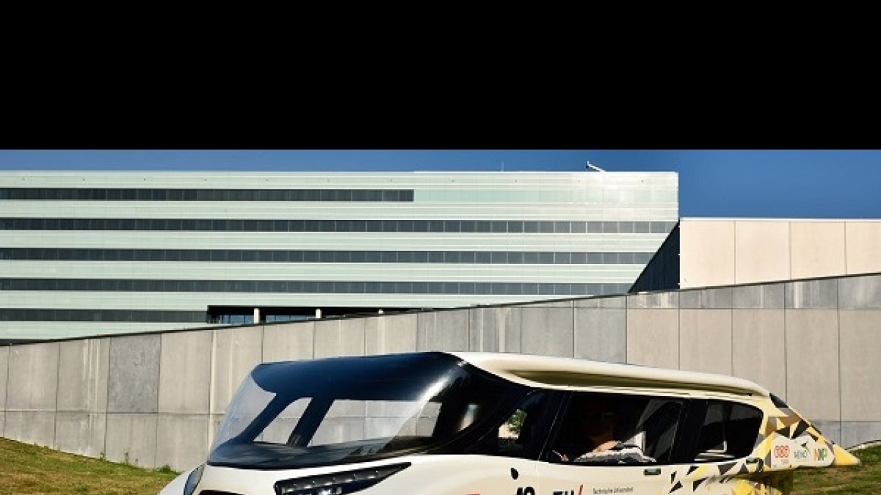 Dutch students develop solar-powered family car