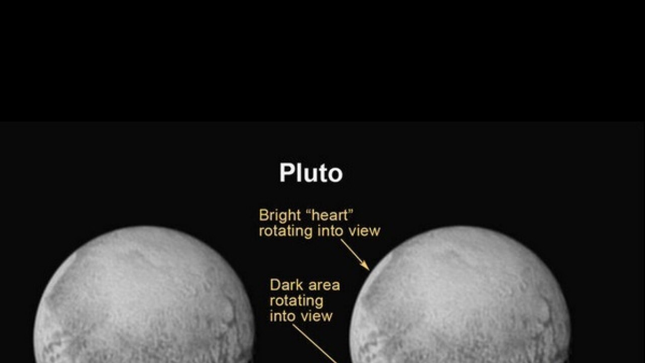 Ahead of NASA's flyby, spotted face of Pluto comes into focus