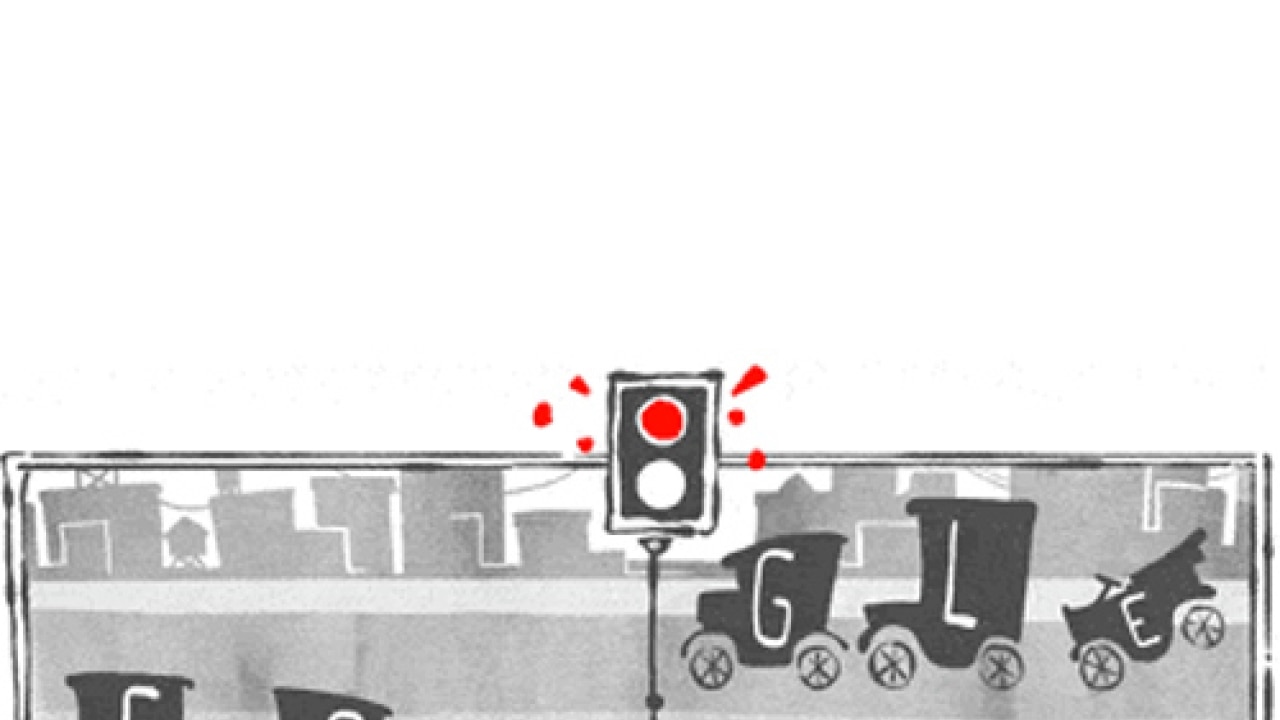 Google doodle celebrates 101st anniversary of 'electric traffic light'