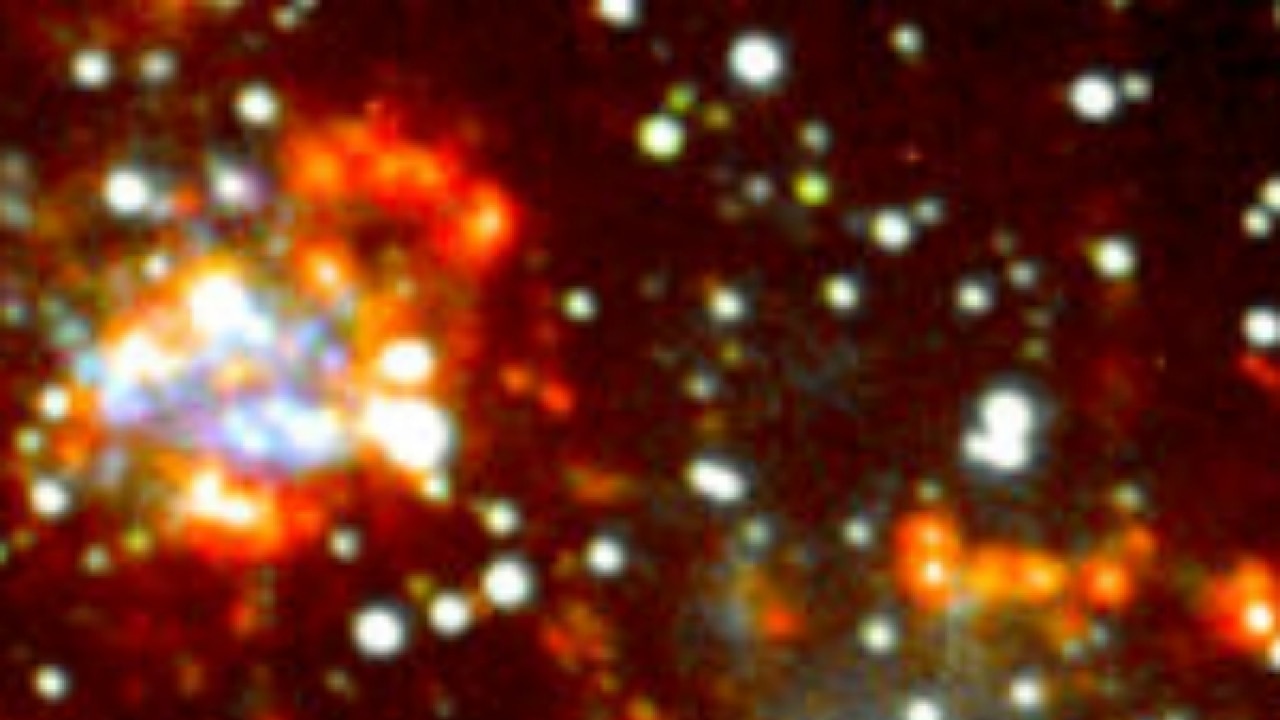 Astronomers capture a stunning galaxy collision Astronomers capture a stunning galaxy collision