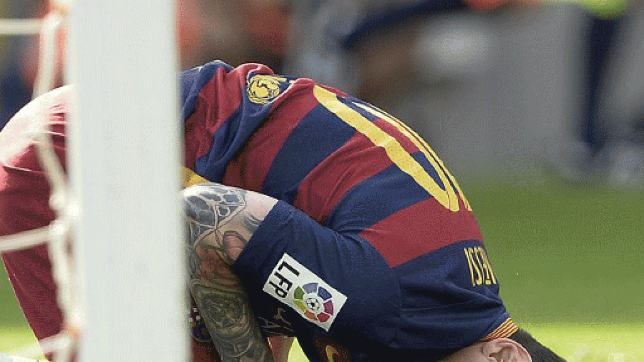 La Liga: Messi injured but Suarez brace takes Barcelona home against ...