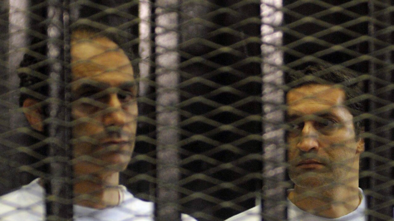 Egyptian court orders release of Hosni Mubarak's sons