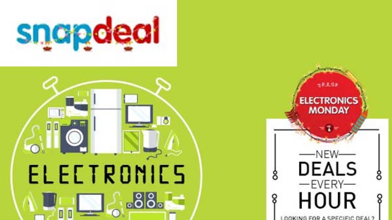 Here's how much Snapdeal expects from its electronics sales