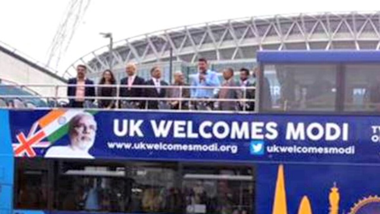 'Modi Express' bus launched in UK