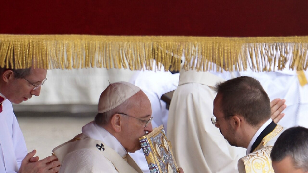 Pope Francis proclaims new saints, calls for humble Church leadership