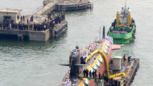 First submarine of the Scorpene class - Kalvari is all set for harbour ...