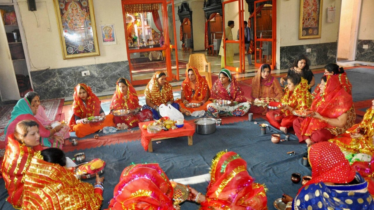 Come fall in love again: Here is how women celebrated Karva Chauth ...