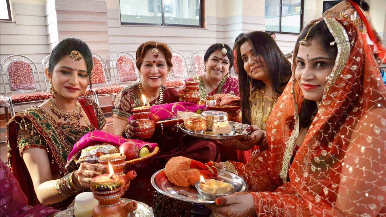 Come fall in love again: Here is how women celebrated Karva Chauth ...