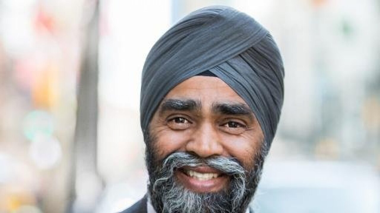 Decorated Sikh soldier takes command of Canada's military
