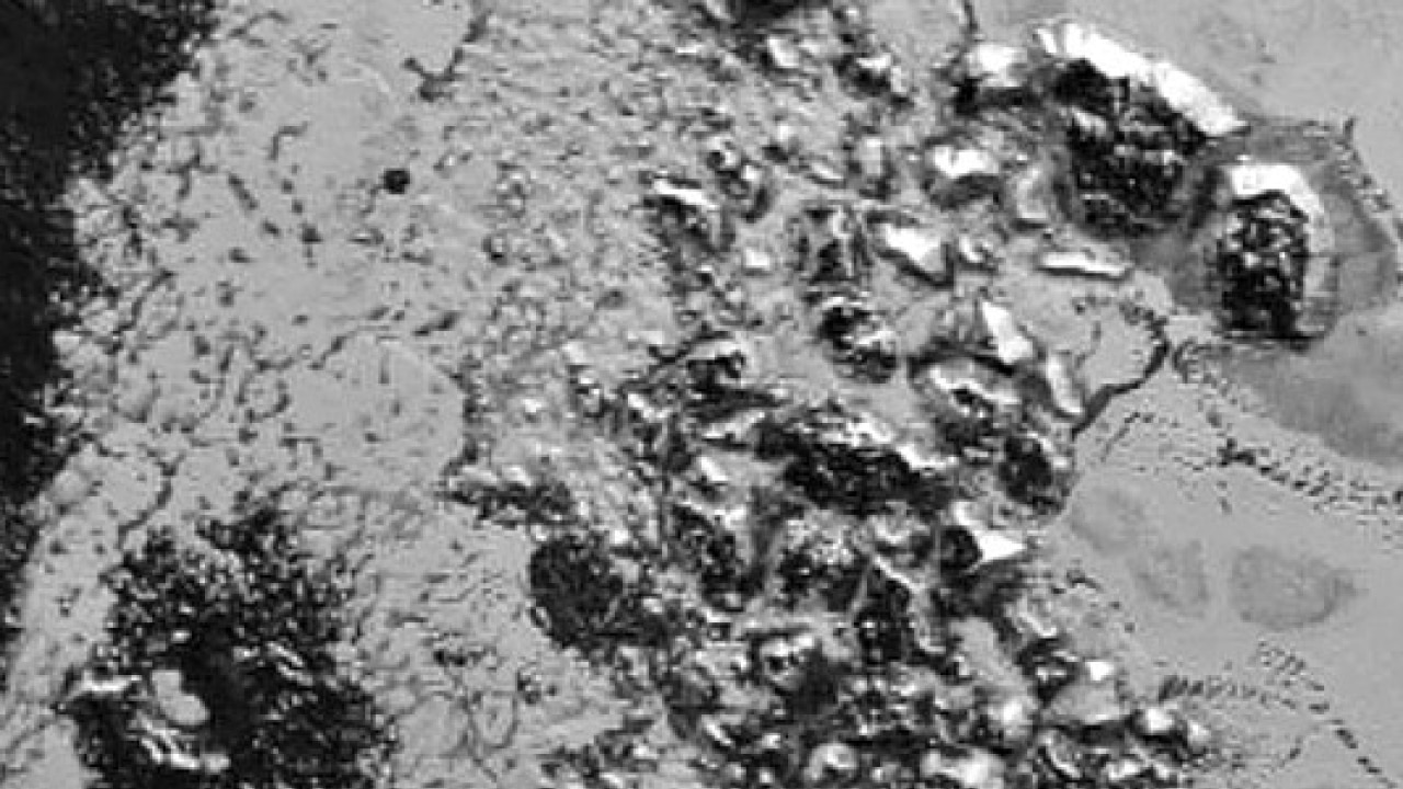 Check out Pluto's weird ice volcanoes