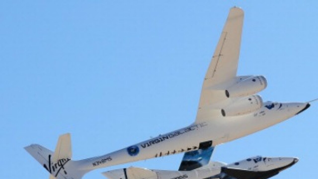 Richard Branson turns Boeing 747 into a rocket launch pad