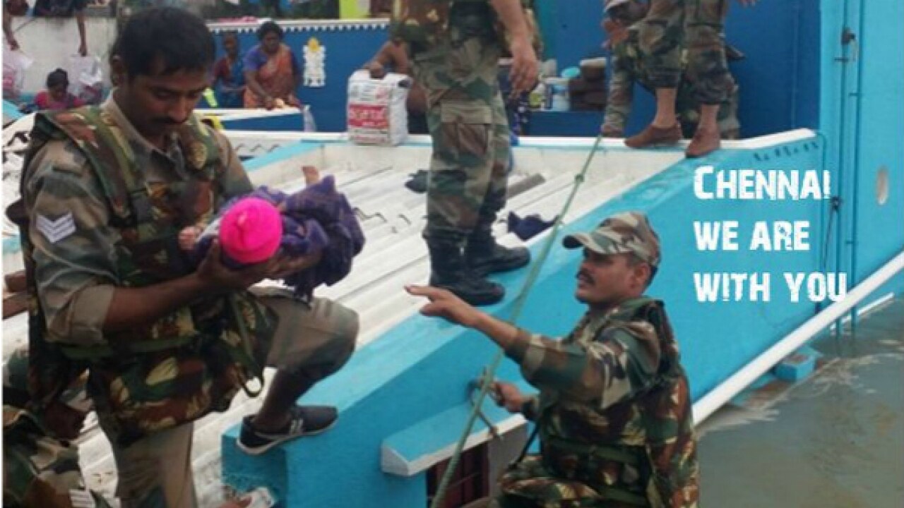 In Pictures: Indian Army rescue and relief operations during Chennai floods