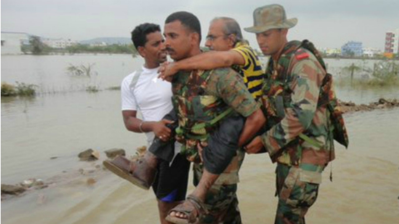 In Pictures: Indian Army rescue and relief operations during Chennai floods