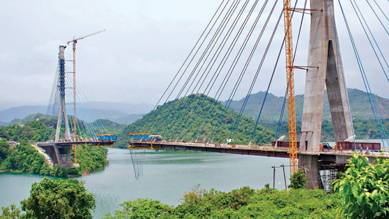 Jammu and Kashmir: Strategically important state-of-the-art bridge all ...