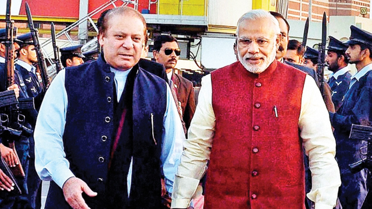 Nawaz Sharif gets birthday hug from Narendra Modi in Lahore; surprise ...