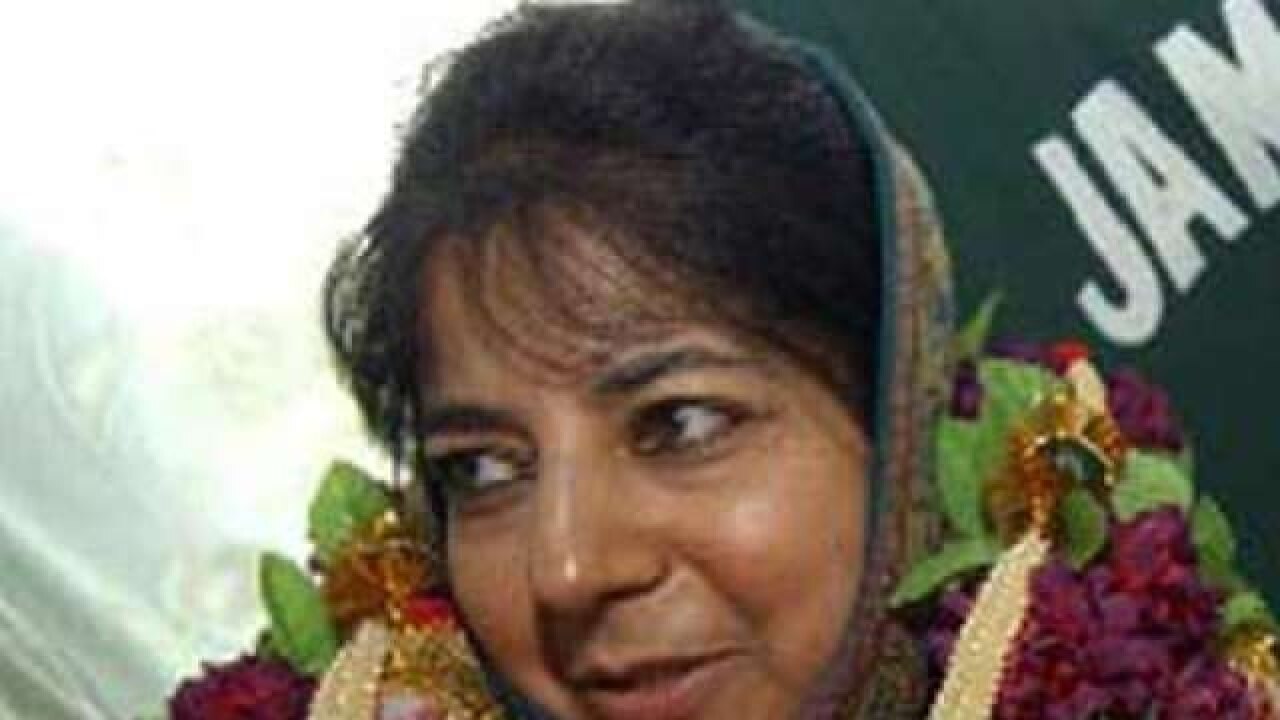 Mehbooba Mufti likely to be first woman CM of Jammu & Kashmir