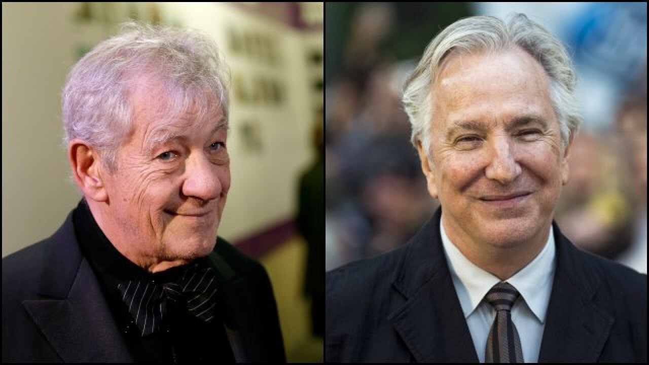 When Gandalf remembered Snape: Sir Ian Mckellen pays tribute to Alan ...