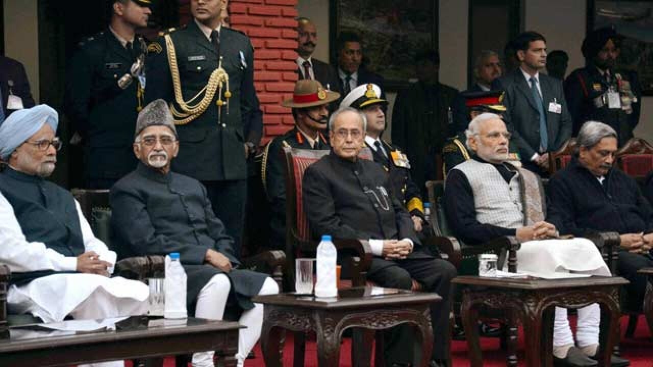 PM Modi presents certificates to innovative army officers