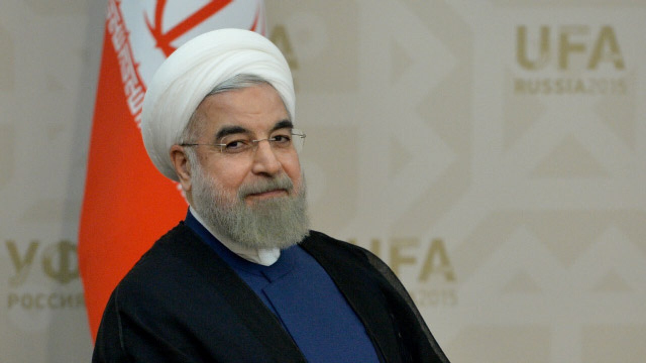 Hassan Rouhani hails "golden page" in Iran's history as sanctions lifted