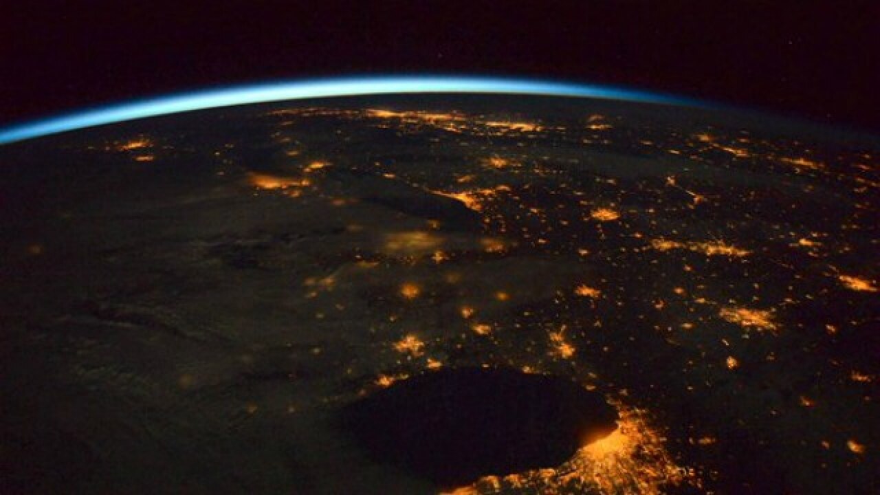 American astronaut clicks pictures of massive US blizzard from space