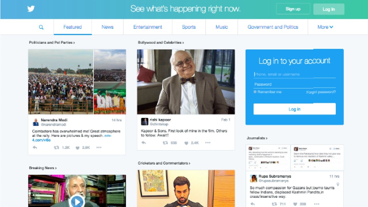 Twitter enhances Logged Out user experience