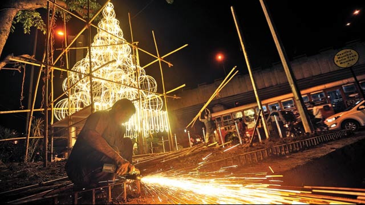 BMC engineers get into Make in India spirit, put up art installation