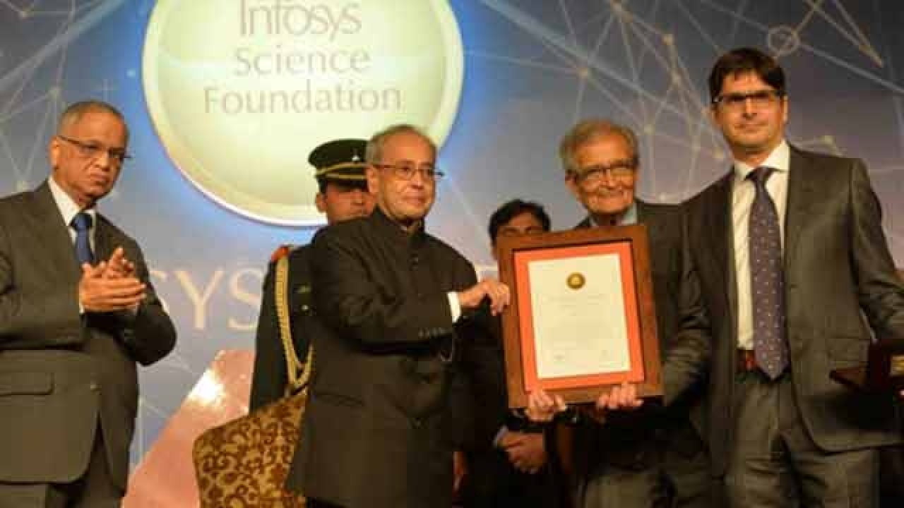 President Mukherjee presents Infosys Prizes, stresses on recognizing ...