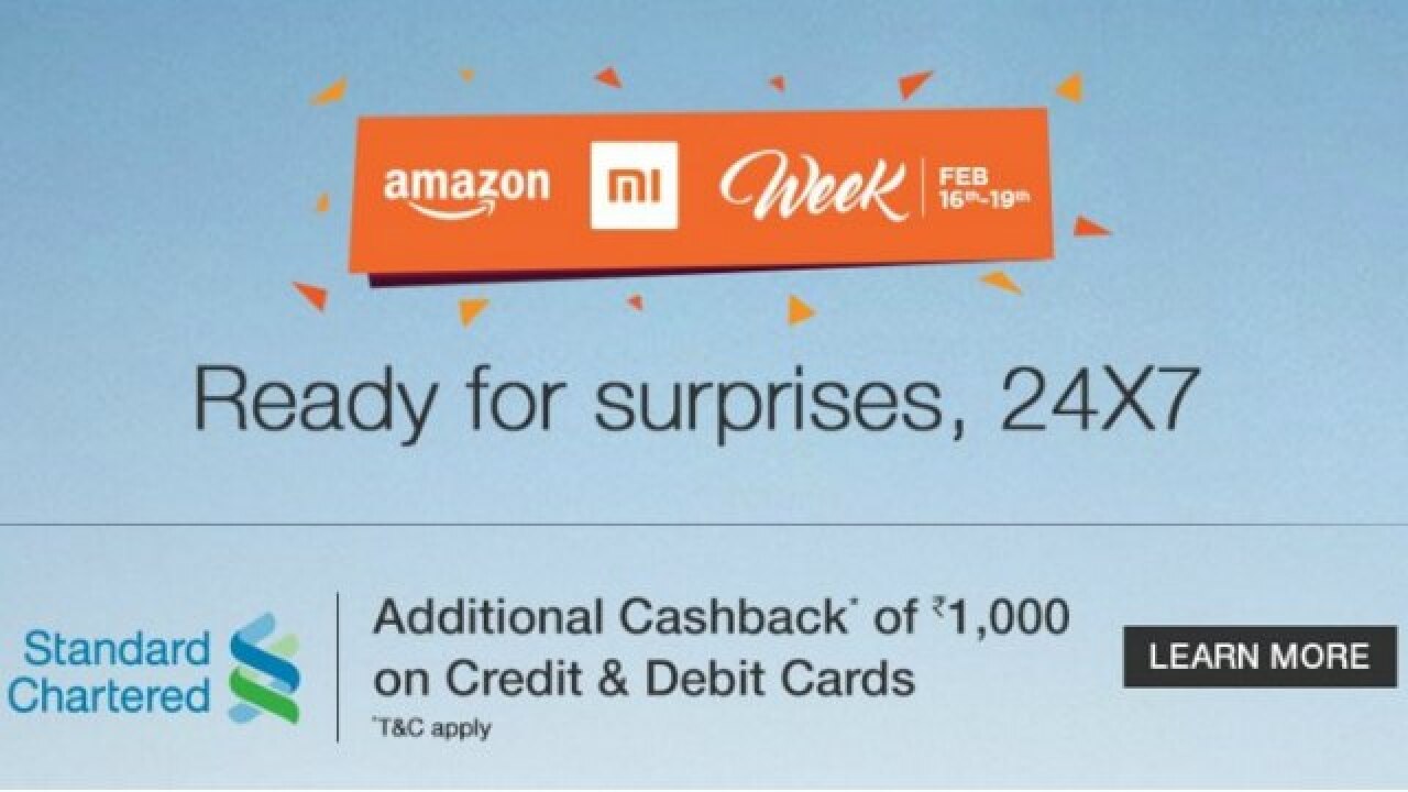 Amazon launches exclusive discounts on Xiaomi's Mi series