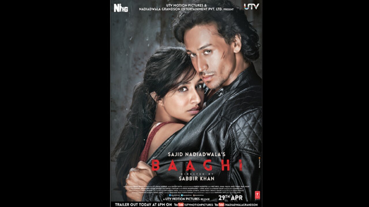Tiger Shroff and Shraddha Kapoor look formidable in new poster of 'Baaghi'