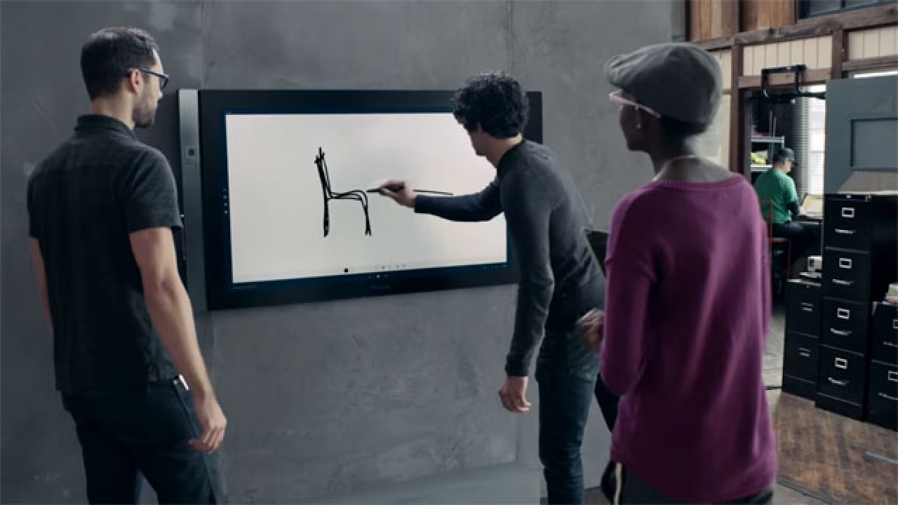 Microsoft’s 84-inch Surface Hub TV is now on sale, and it costs as much ...