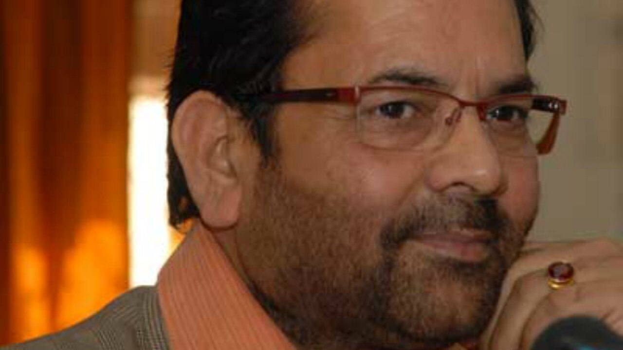 Nationalism is in the DNA of country's Muslims: Mukhtar Abbas Naqvi