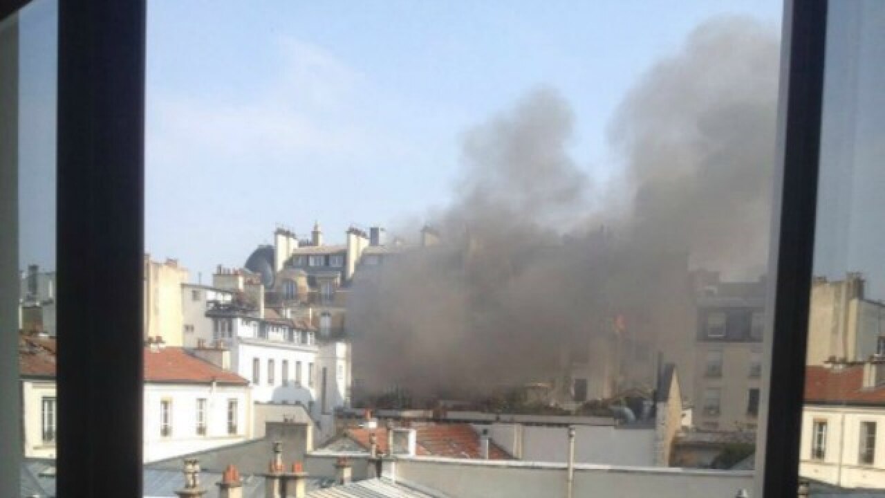 Major explosion in central Paris, locals evacuated