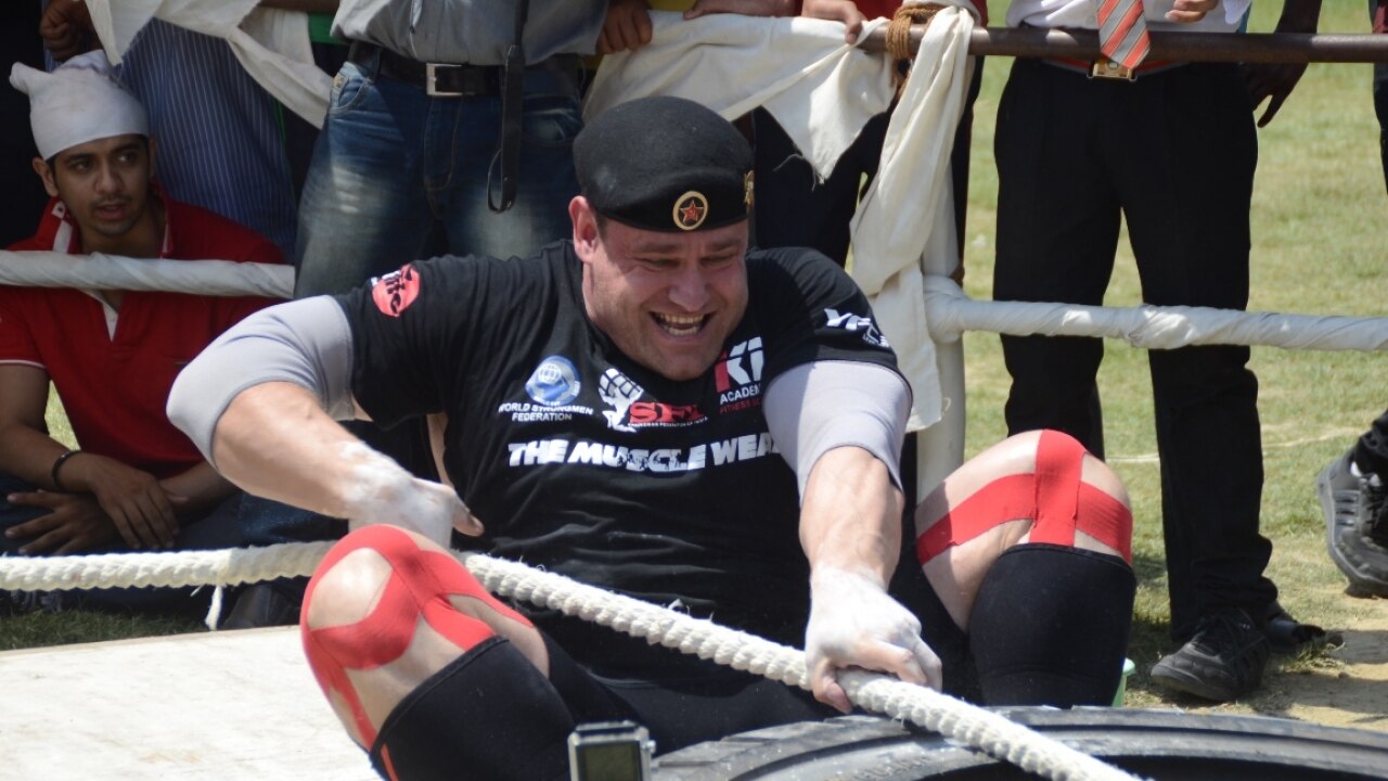 In Picutres: World's strongest men show their might in Varanasi