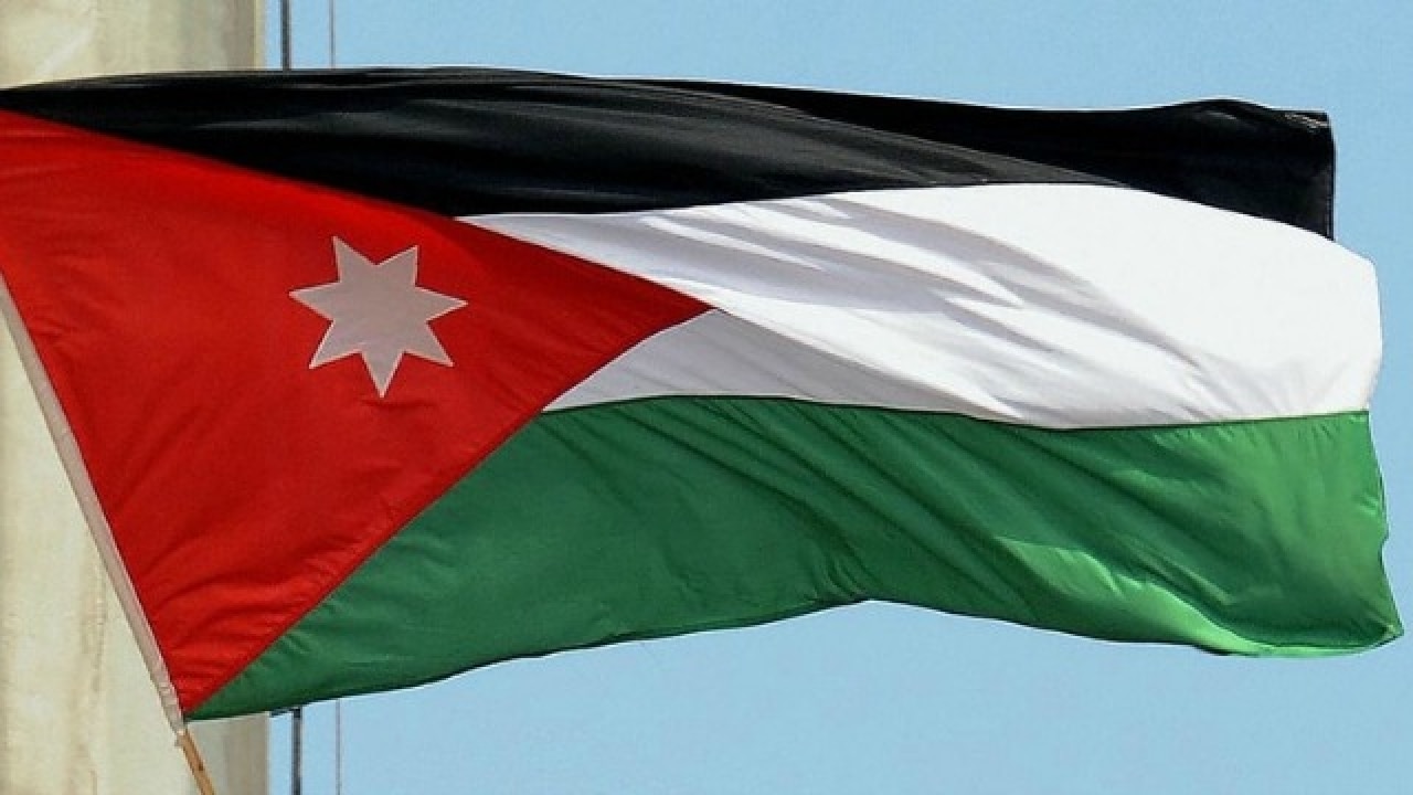 Jordanian Flag Coloring Page