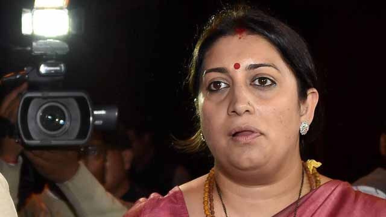 Smriti Irani makes surprise visit to IIT Delhi hostel