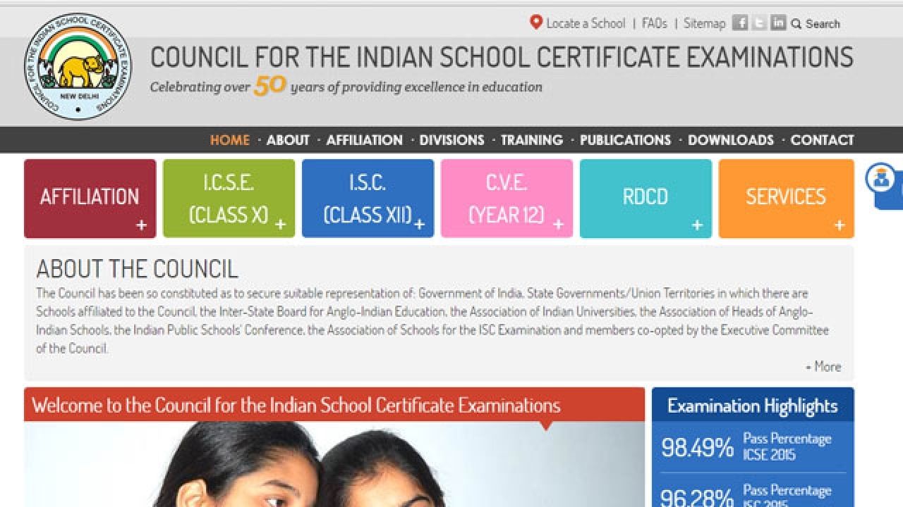 Cisce,org 12th ISC Result 2016: ISC Class 12th XII Results 2016 CISCE ...