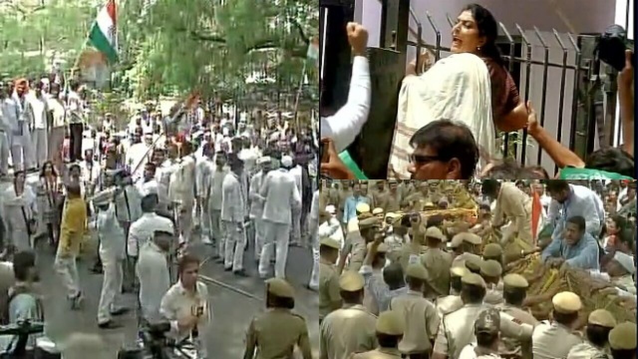 'Save Democracy' rally: Sonia, Rahul, Manhoman and other top leaders ...