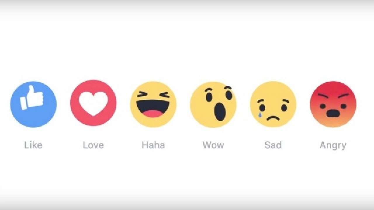 US study shows only 3% of people use the new Reaction buttons on Facebook