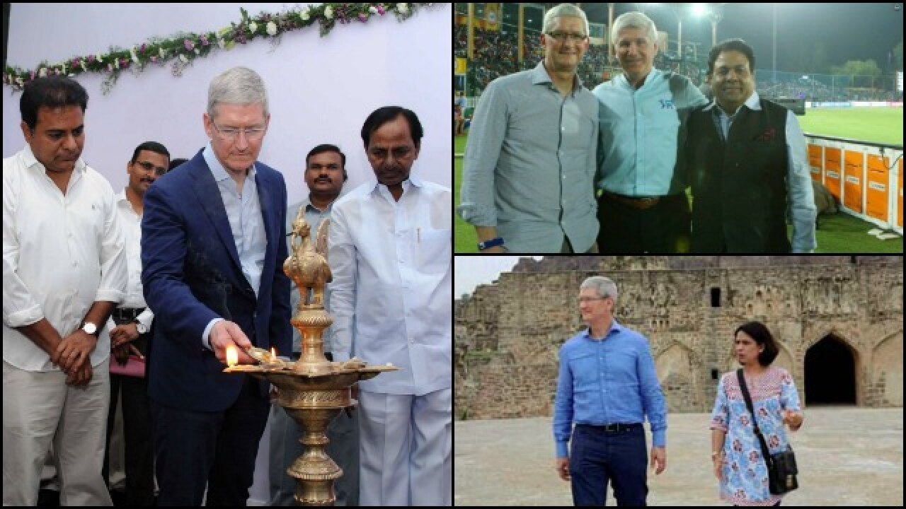 Day 2: Tim Cook inaugurates development centre in Hyderabad, watches ...
