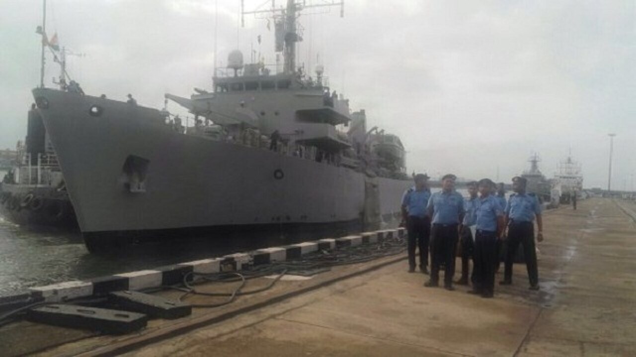 India sends ships with relief material to cyclone-hit Sri Lanka