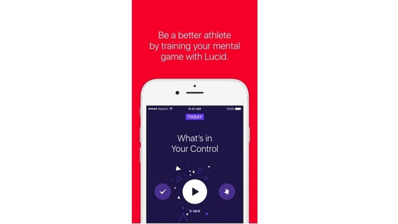 New app Lucid offers mental training for athletes