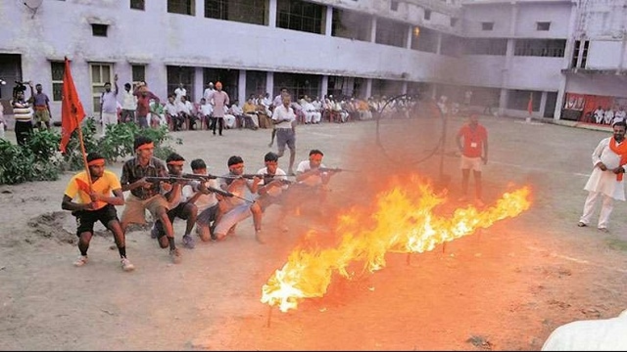 UP: Faizabad Bajrang Dal chief held over holding weapons training