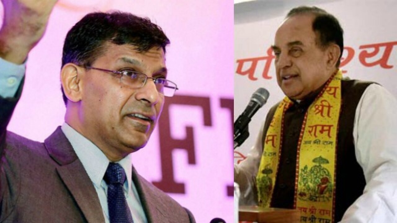 Swamy writes second letter to PM to sack Raghuram Rajan, accuses him of ...