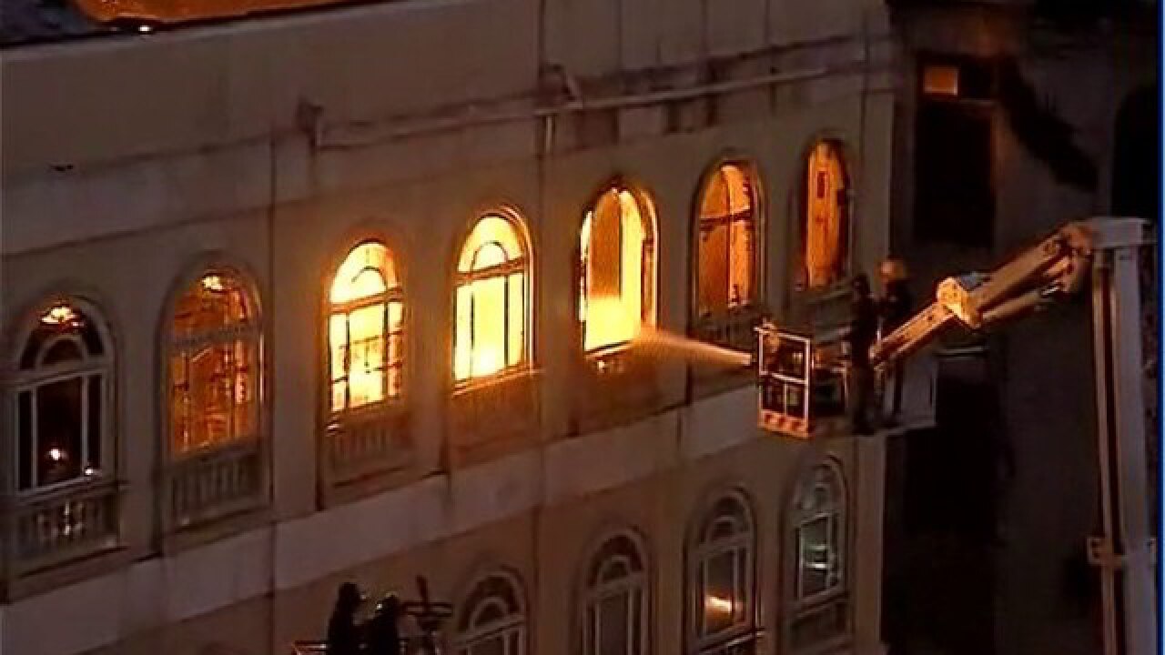 Watch: Latest visuals of fire in Metro House building in Mumbai's Colaba
