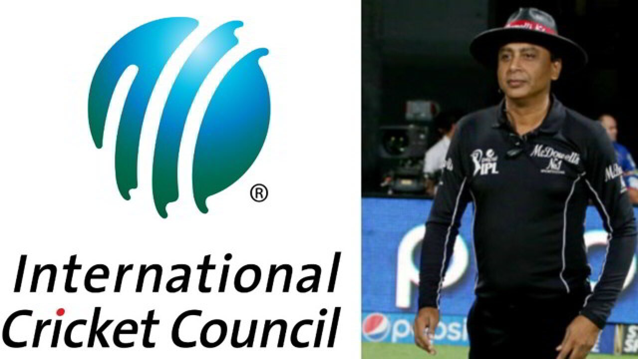 Sundaram Ravi is the only Indian in ICC Elite Panel of Umpires for 2016-17